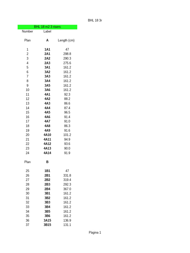 Bhl 18 Lines 3 Risers | PDF