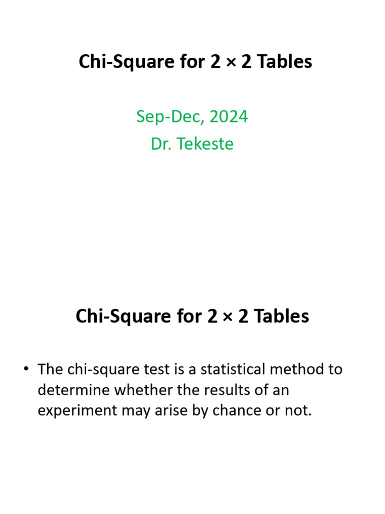 08. Chi-square Test | PDF | Chi Squared Test | Chi Squared Distribution