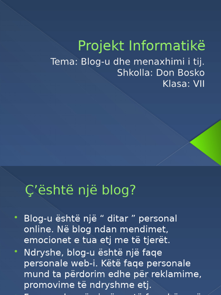 Projekt TIK KL 7 | PDF