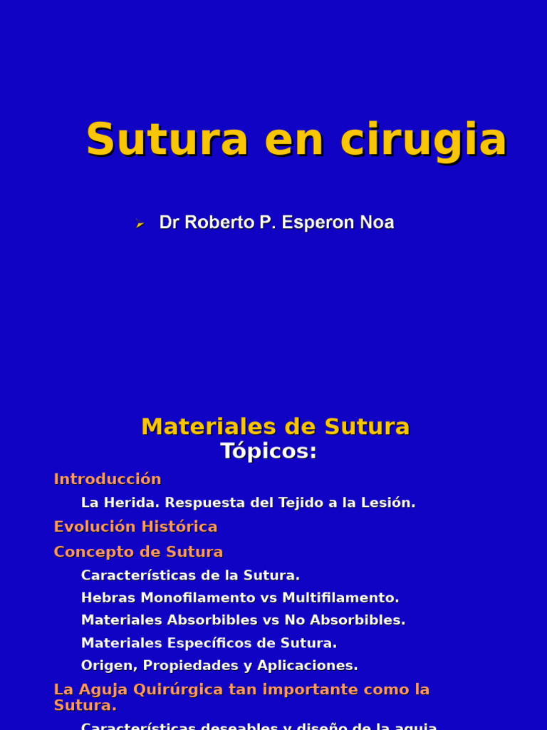 2 Suturas | PDF | Sutura Quirúrgica | Ropa de cama