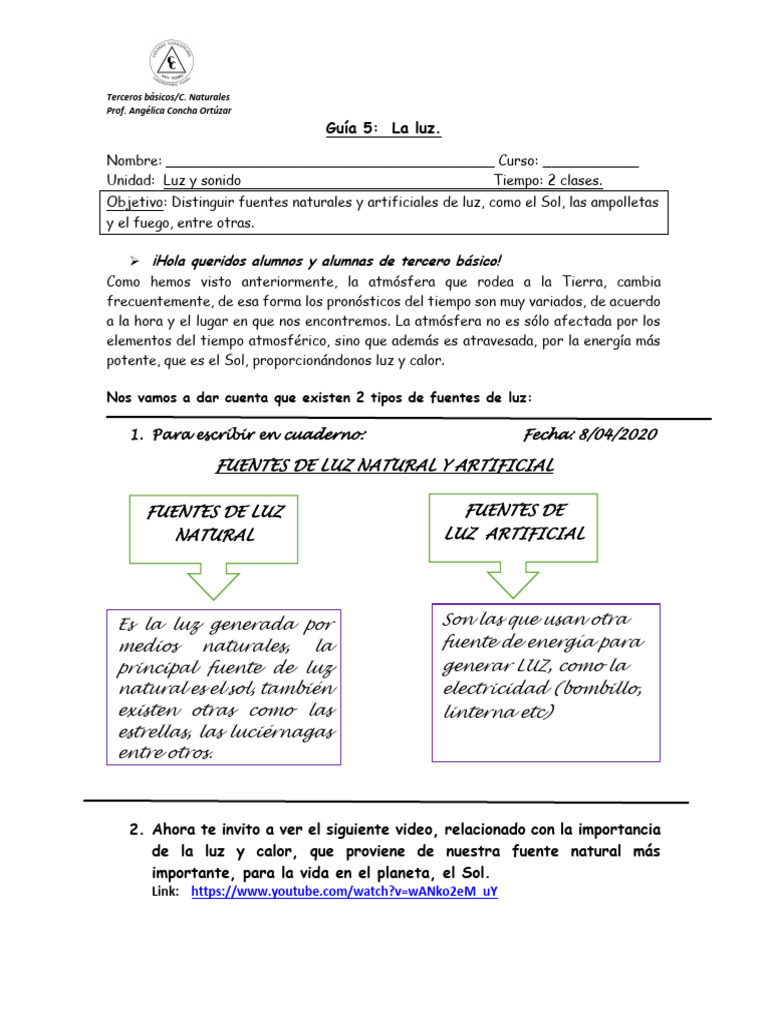 Fuentes de luz natural y artificial | PDF | Ligero | Dom