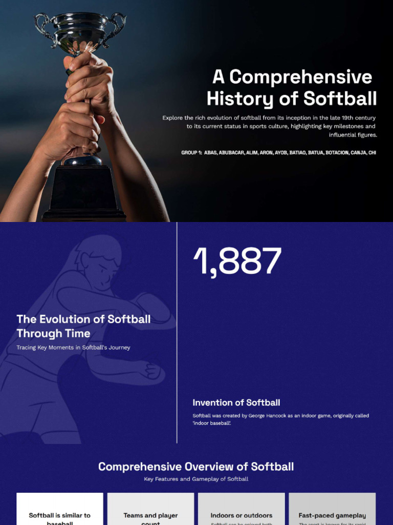 G1-History-of-Softball-Game | PDF