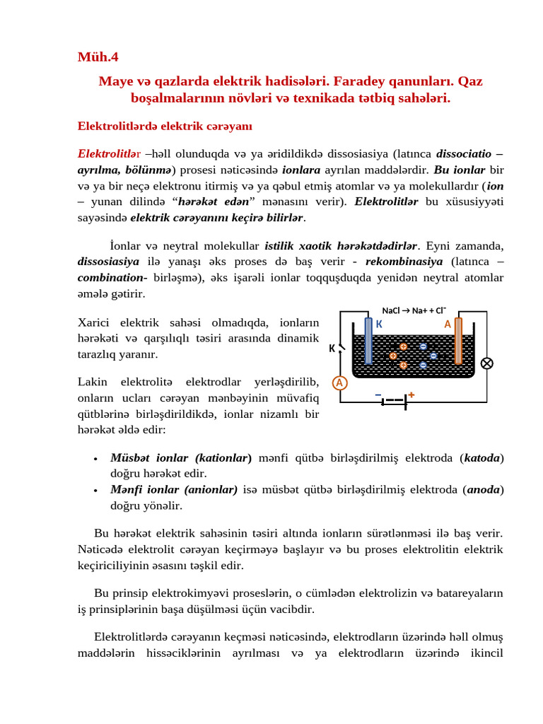 Müh.4-Tətb - Fiz.-Maye VƏ Qazl - Elek.hadis. | PDF