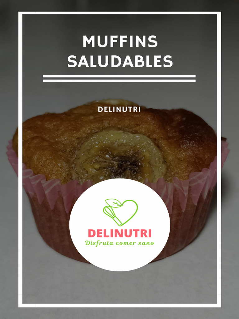 MUFFINS SALUDABLES | PDF | Chocolate | Alimentos