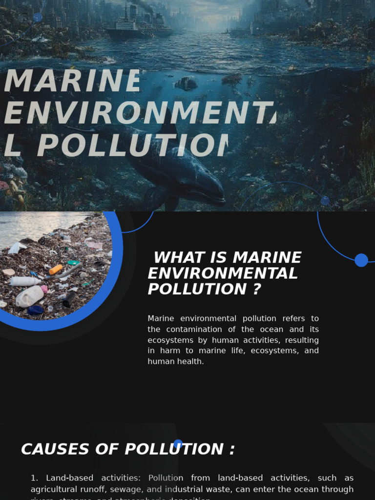 Understanding Marine Environmental Pollution | PDF | Pollution | Waste