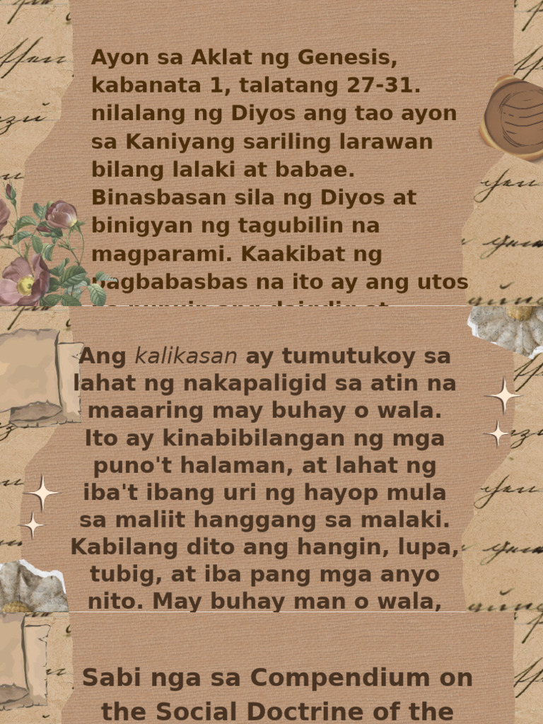 Mga Maling Pagtrato NG Tao Sa Kalikasan 20250214 105655 0000 | PDF