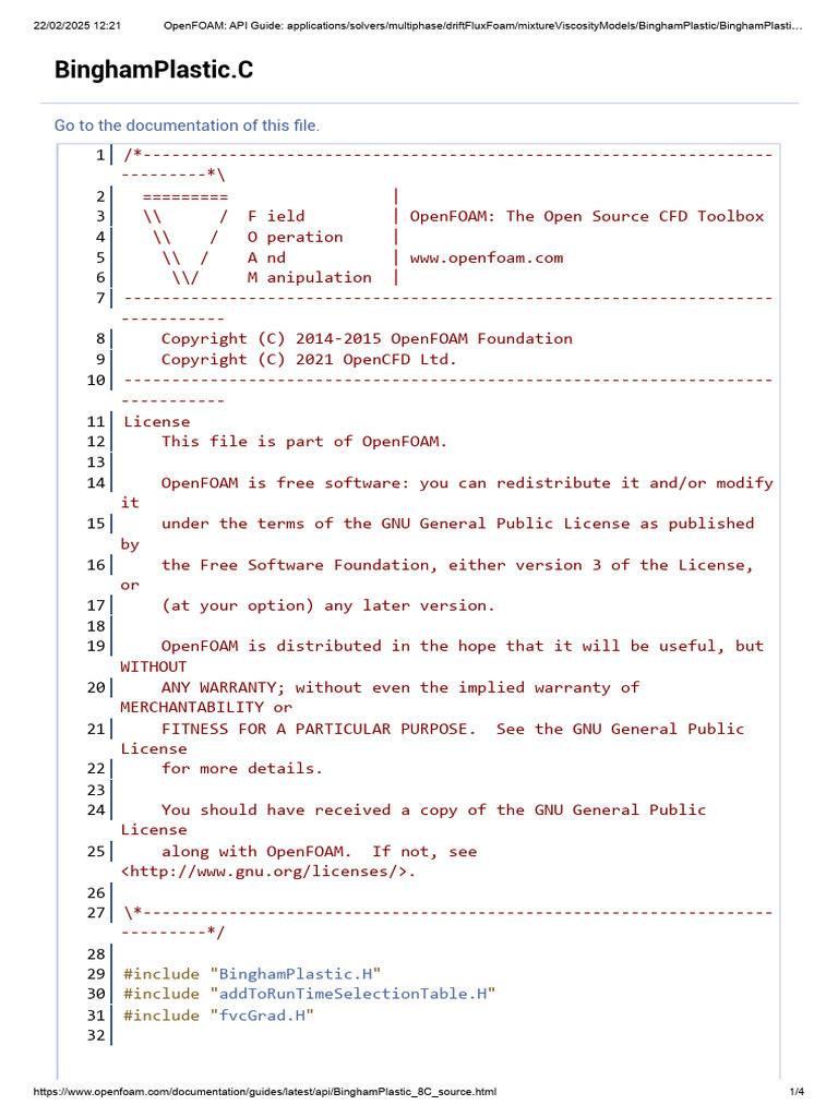 OpenFOAM - API Guide - Applications - Solvers - Multiphase - driftFluxFoam ...