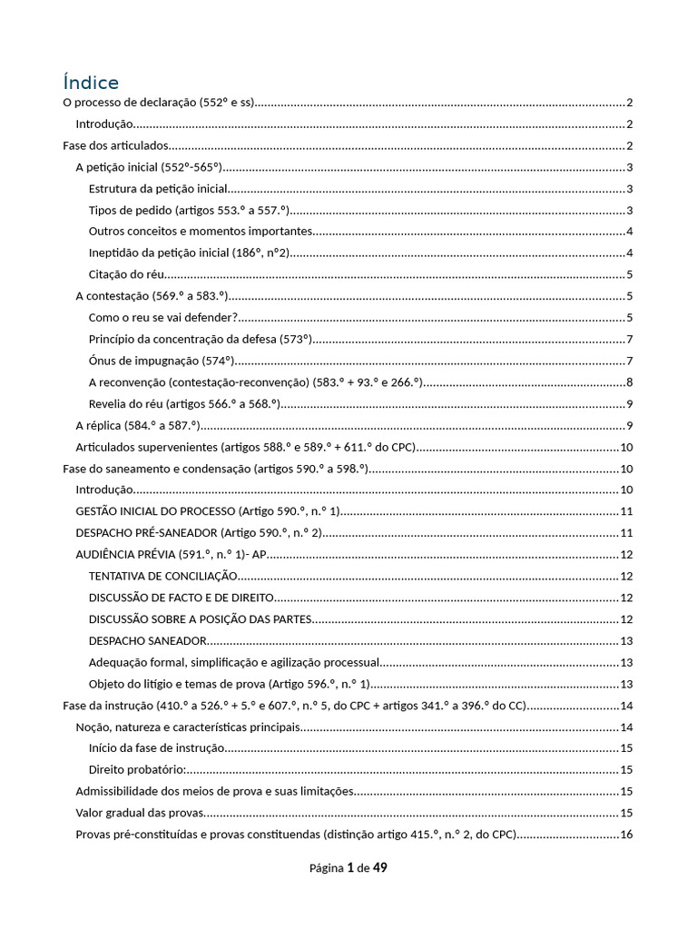 DPC Ii | PDF | Réu | Queixa