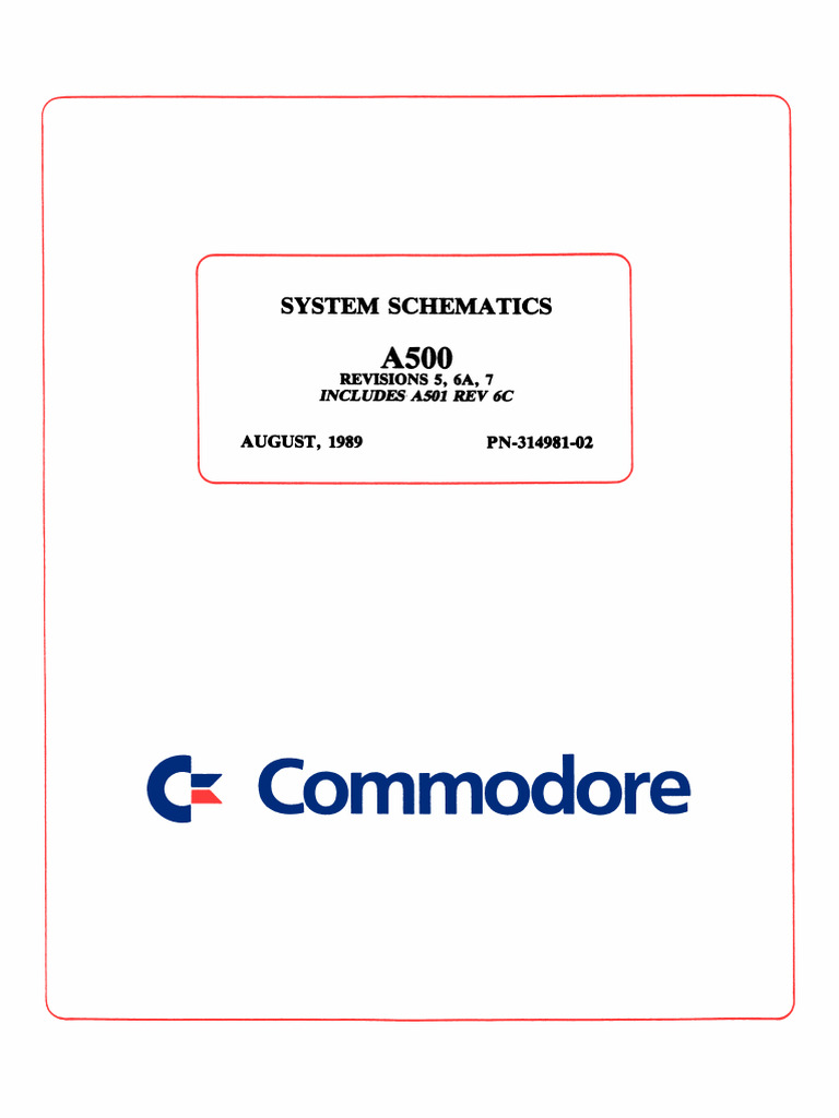 Commodore_A500_System_Schematics | PDF | Electronic Engineering ...