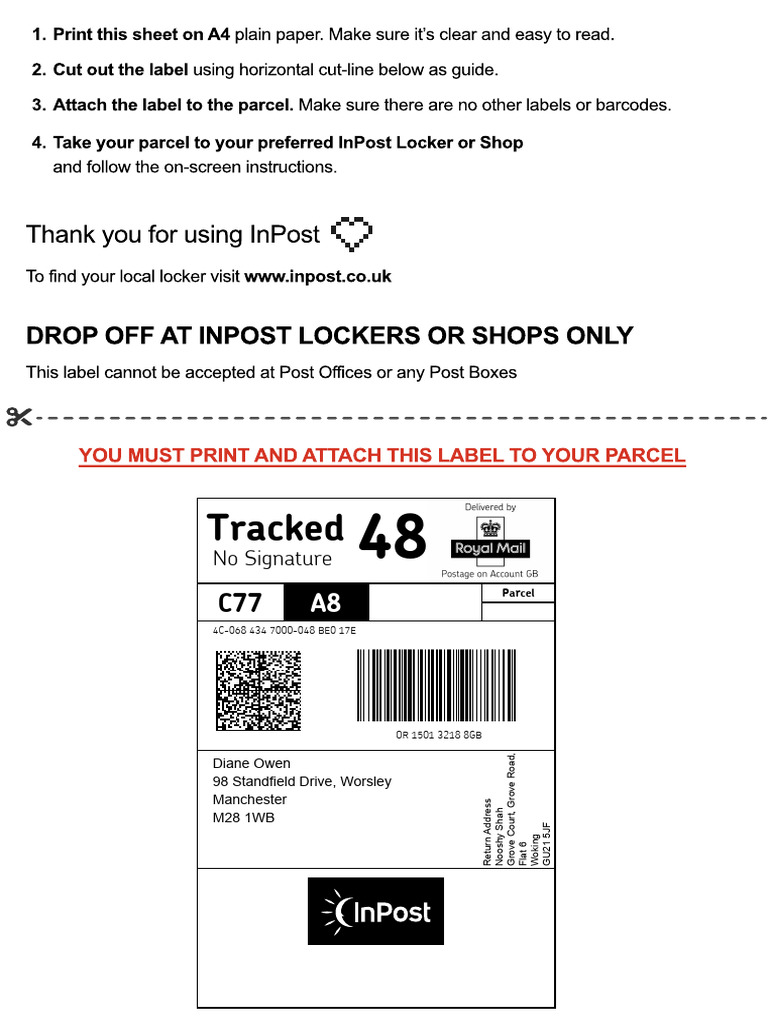 Vinted-Label-11759529128 2 | PDF | Written Communication