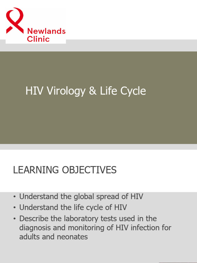 Virology and HIV Tests | PDF | Hiv | Diagnosis Of Hiv/Aids