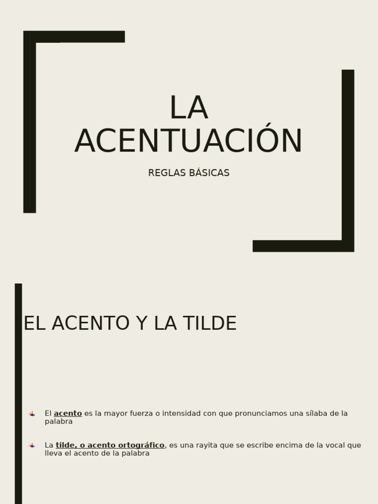 Acentuacion | PDF