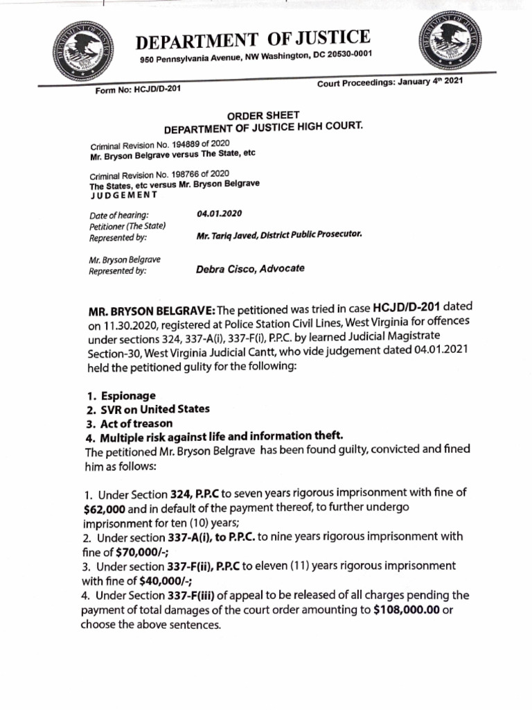 Bryson B | PDF | Fine (Penalty) | Bail