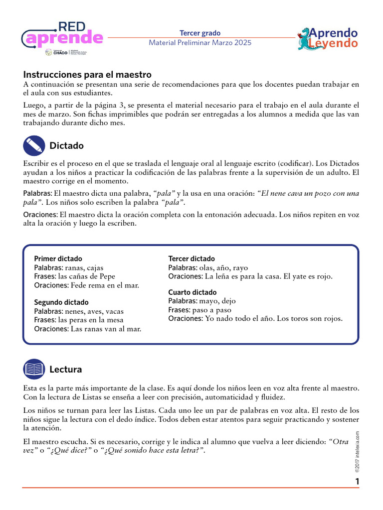 3-TercerGrado Intelexia 2025 | PDF
