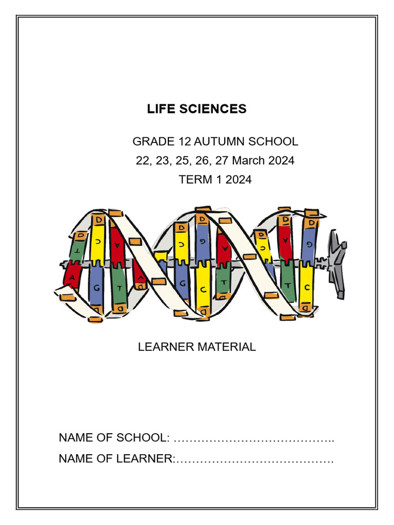 Grade 12 Life Sciences: DNA & Protein Synthesis | PDF | Meiosis ...