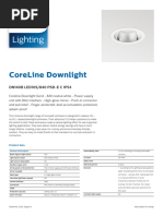 CoreLine Downlight DN142B Specifications | PDF | Lighting | Electrical ...