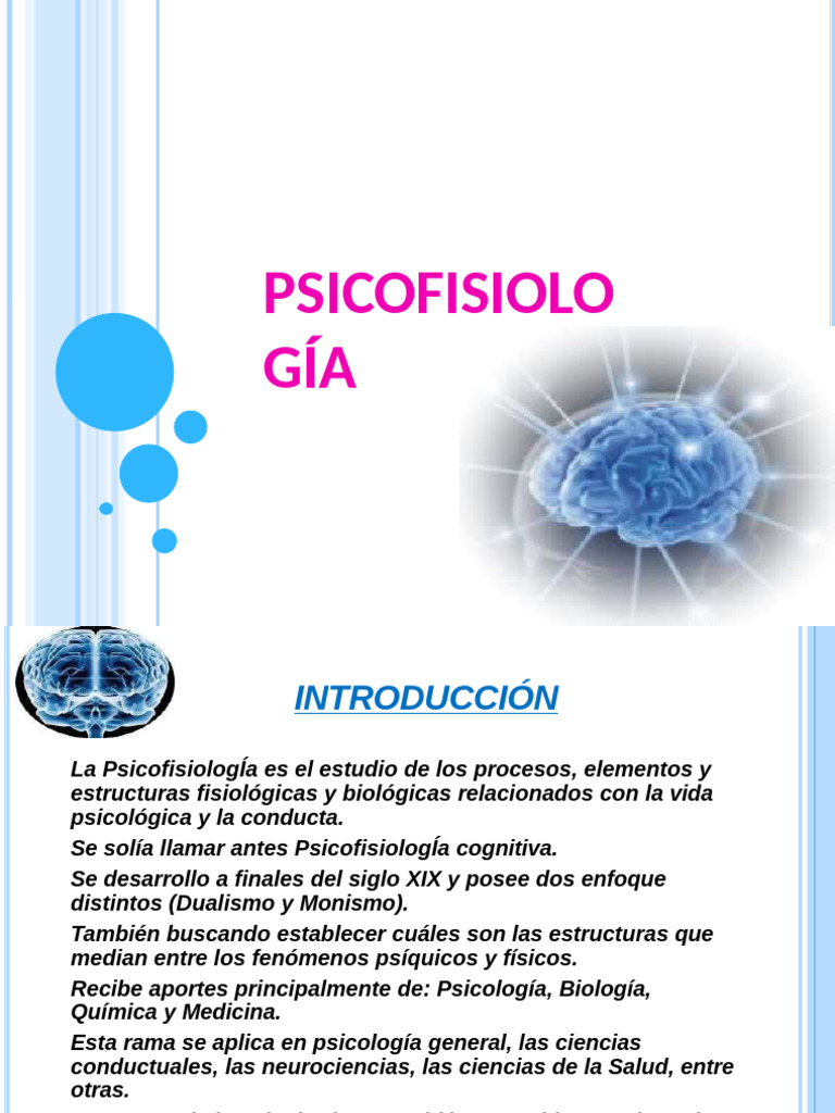 PSICOFISIO | PDF | Sicología | Neurociencia