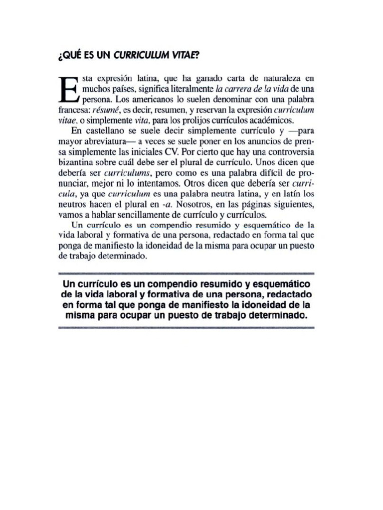 Curriculum Luis Puchol Libro | PDF