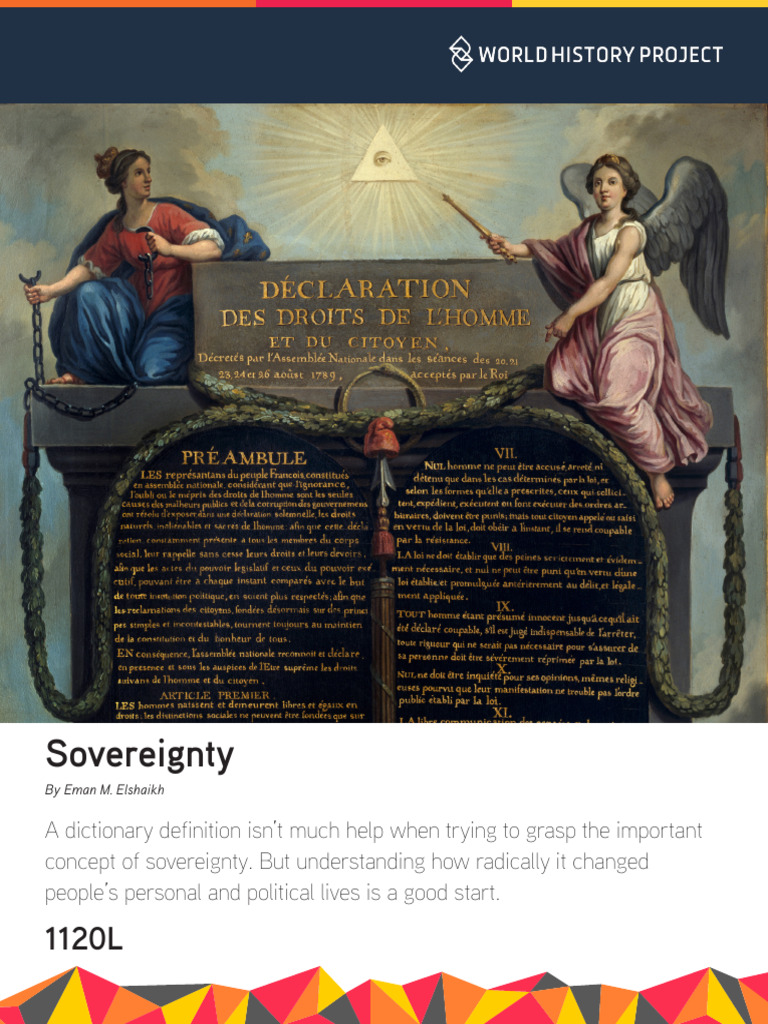 Sovereignty | PDF | State (Polity) | Sovereignty