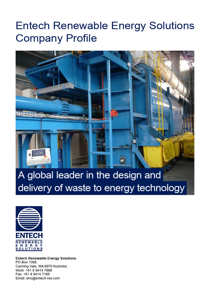 New Energy Corporation Attachment 2 - Entech Company Profile | PDF ...