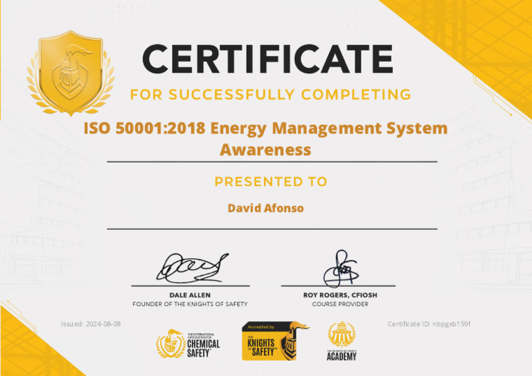 ISO 500012018 Energy Management System | PDF