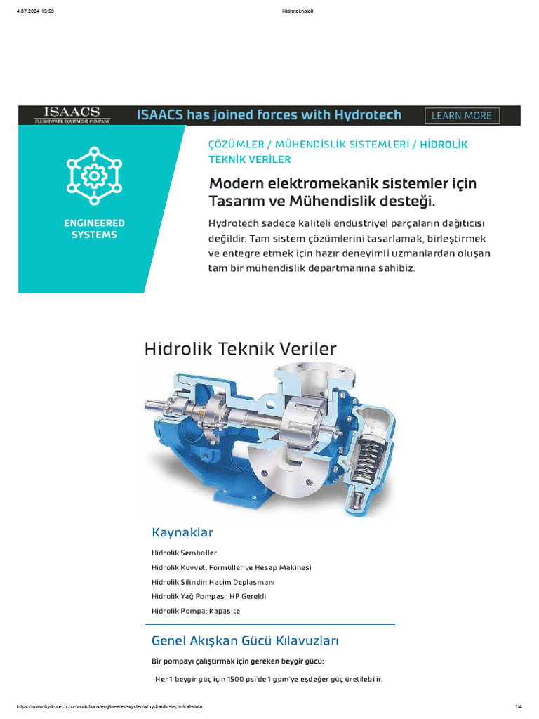 Hydrotech Hydraulic | PDF
