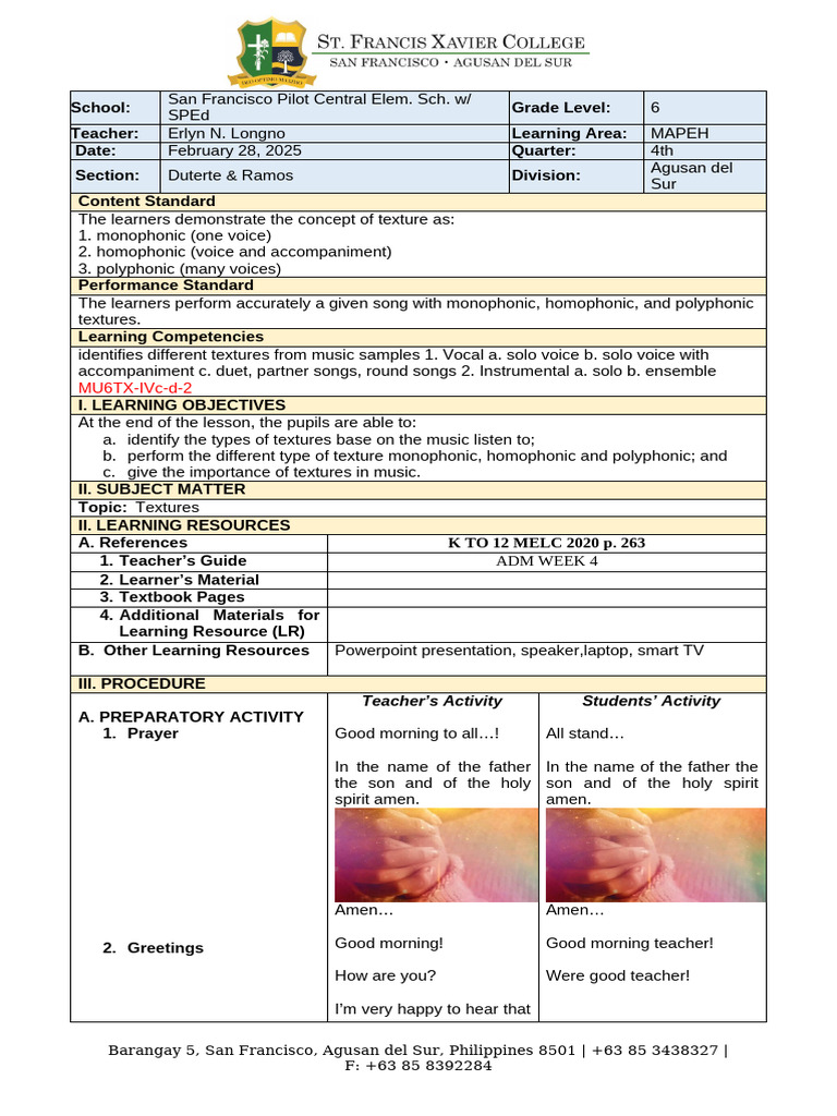 Mapeh | PDF | Teachers | Behavior Modification