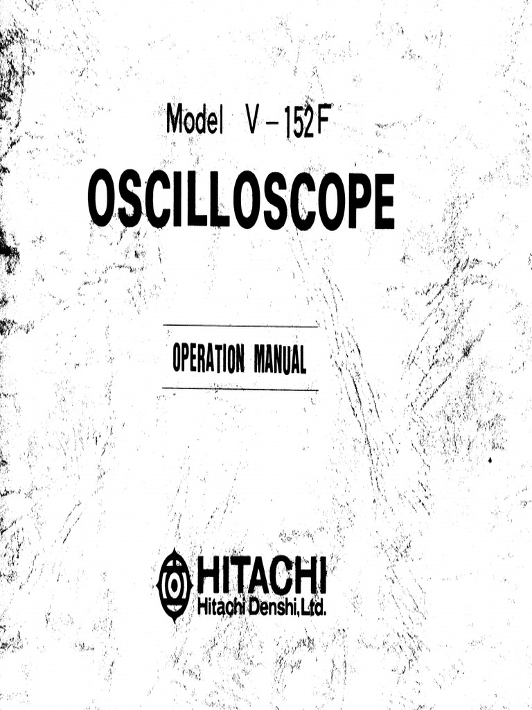 V 152F Operation - Manual | PDF