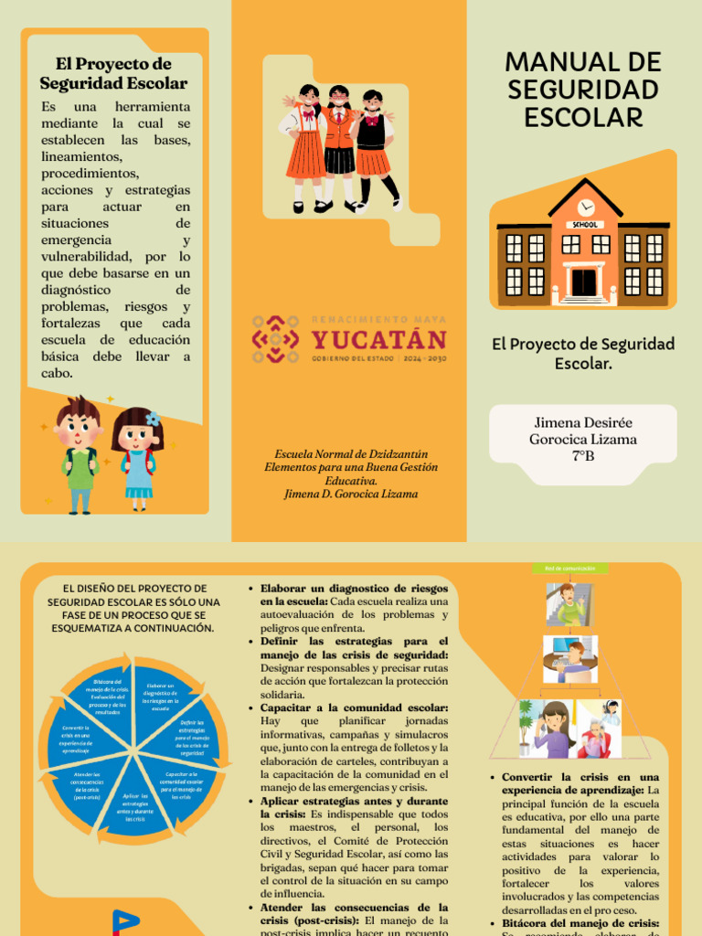 Tr-Ptico Manual de Seguridad | PDF | Escuelas | Aprendizaje