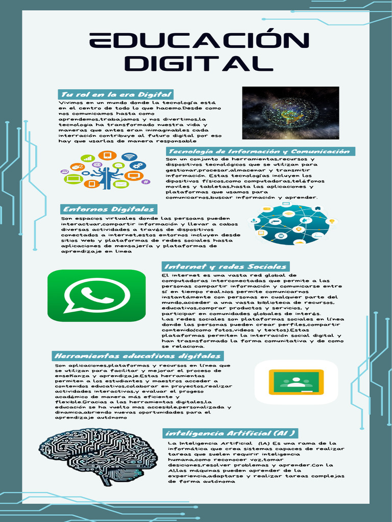Infografía Informática y Tecnología Informativa Ilustrada Verde y Gris ...