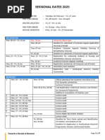 Auc Academic Calendar 2025 2026 Final - April | PDF | Academic Term ...