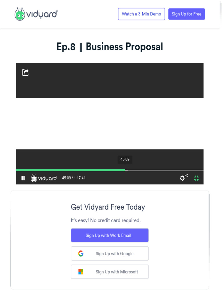 Business Proposal Episode 8 Demo | PDF