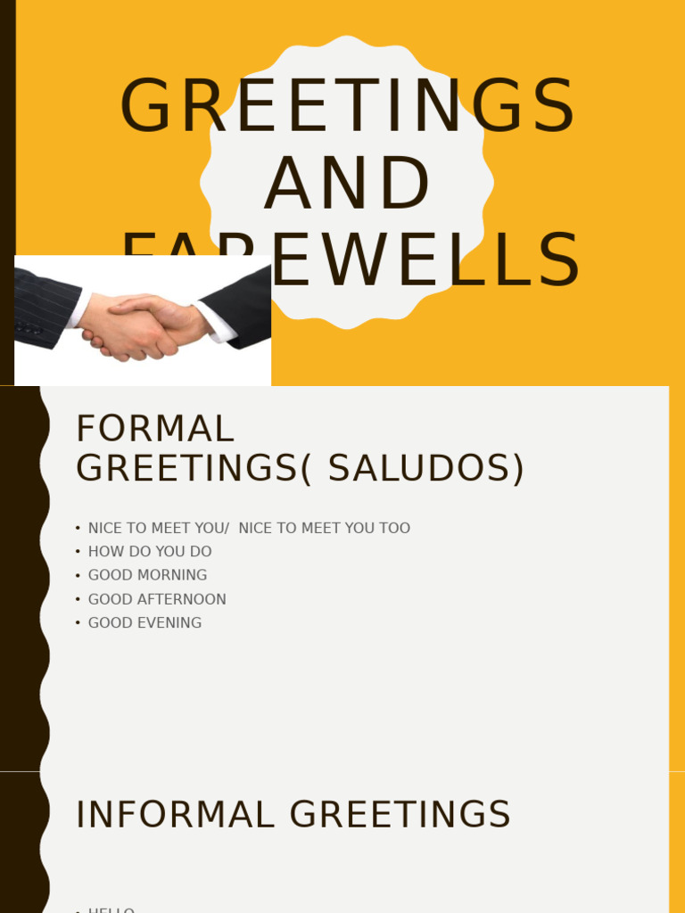 Greetings | PDF
