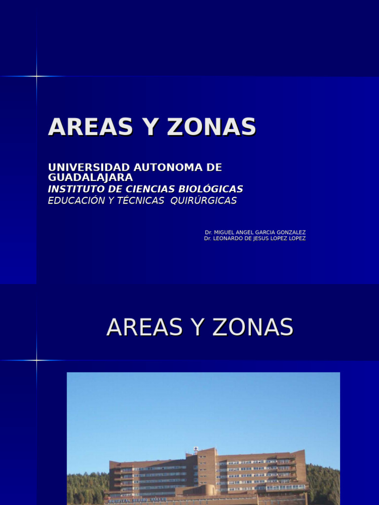 Zonas y Áreas en Hospitales Quirúrgicos | PDF
