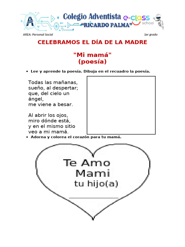 Ficha Día de La Madre | PDF