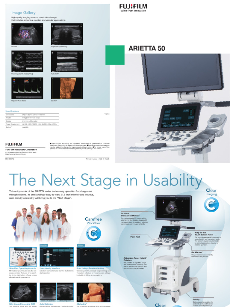 (Us) Mcg Arietta 50 Brochure Ver. 3.0 | PDF | Computer Monitor | Imaging