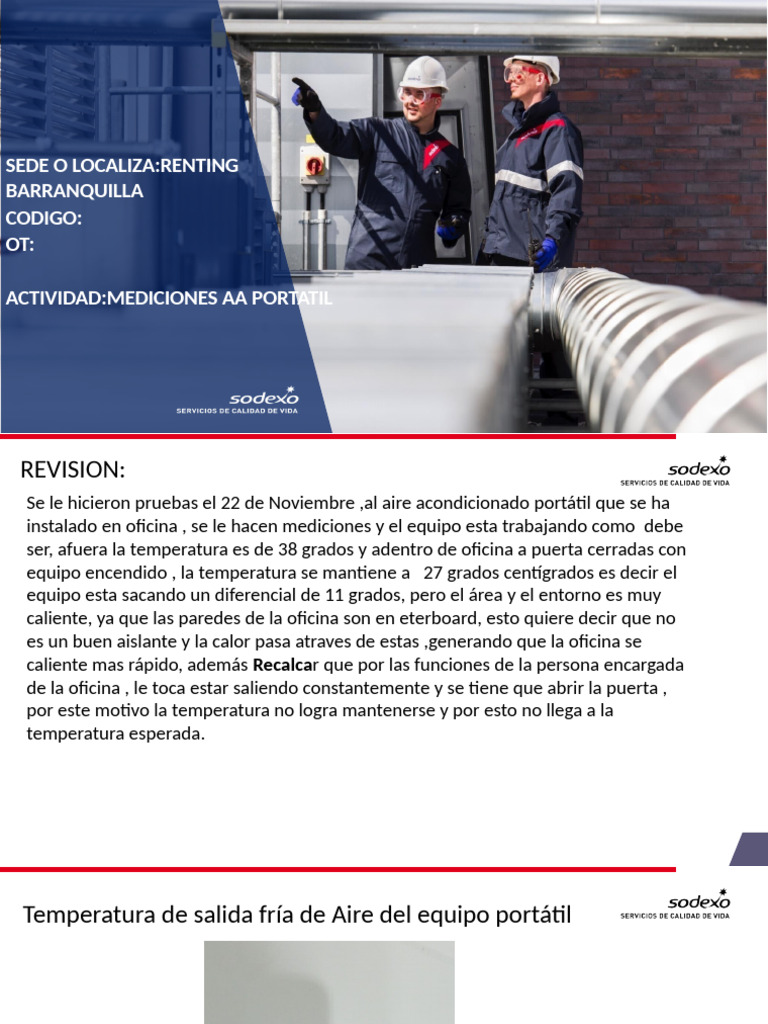 Formato Informe Sodexo | PDF