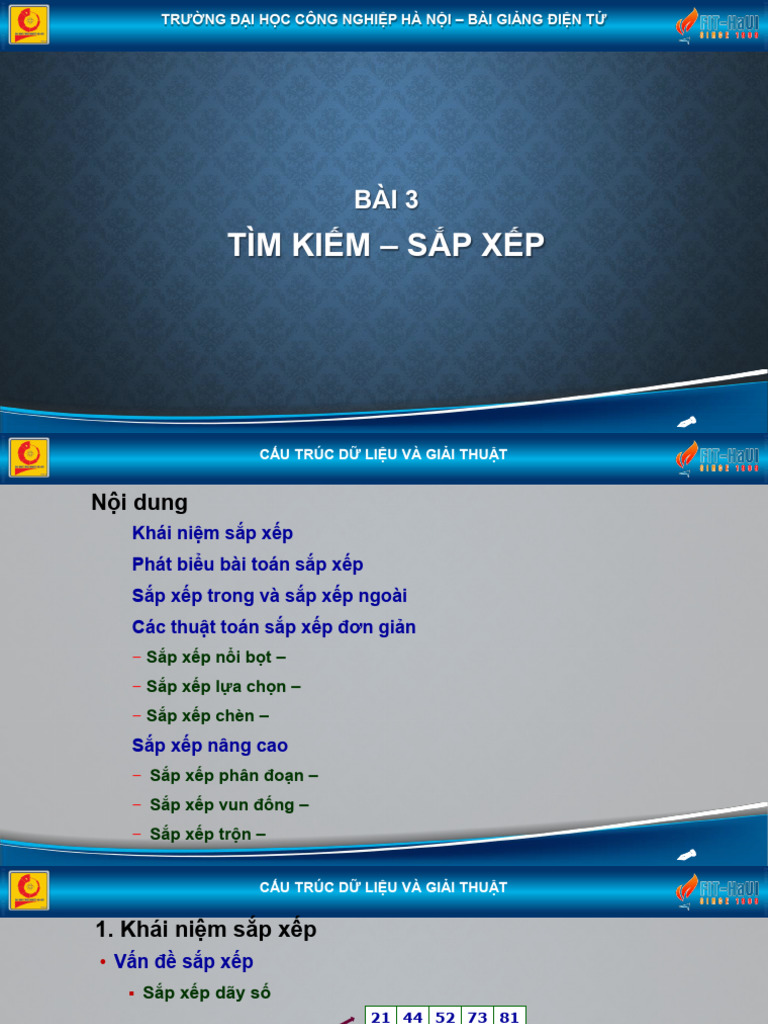 Bai 3 Phan 2 Sap Xep Co Ban | PDF