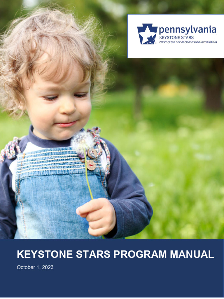 Keystone STARS Program Manual 2023 | PDF | Child Care | Preschool