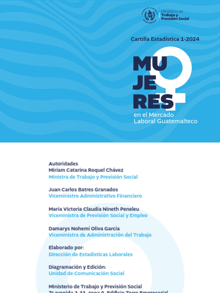 Mujeres en El Mercado Laboral Guatemalteco (ENIGH 2022-2023) | PDF ...