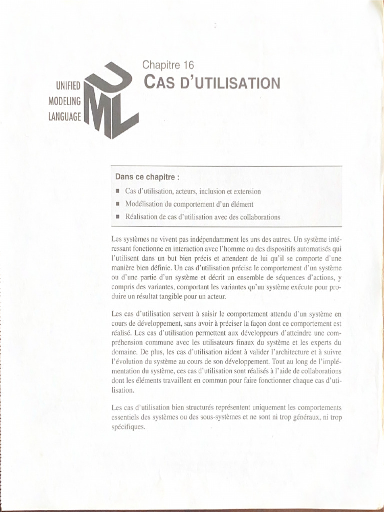 Cas D'utilisation | PDF