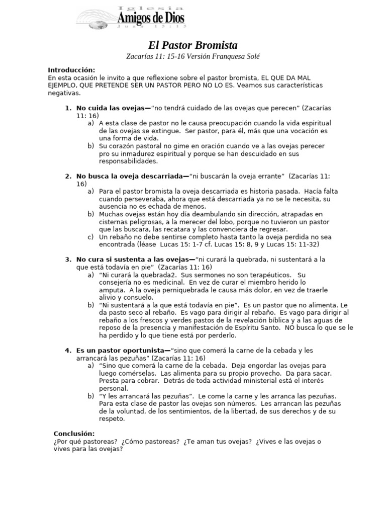El Pastor Bromista | PDF | Oveja