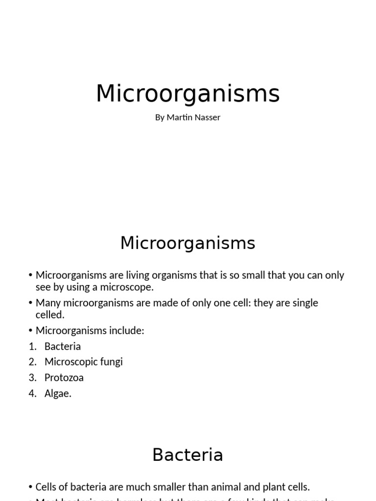 Biology Microorganisms | PDF