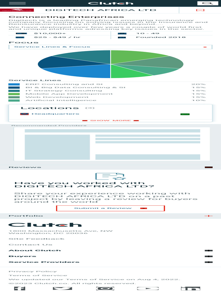 Digitech Africa LTD Client Reviews Clutch - Co | PDF