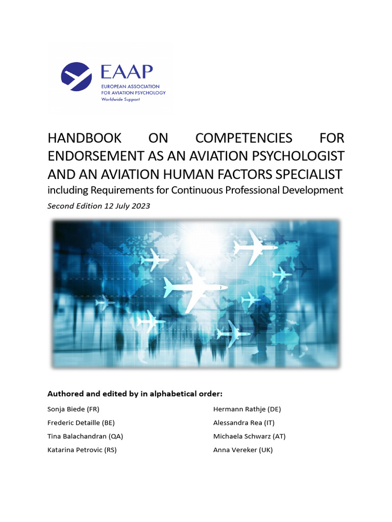 EAAP Competencies Handbook (2nd Edition) | PDF | Psychology | Psychologist