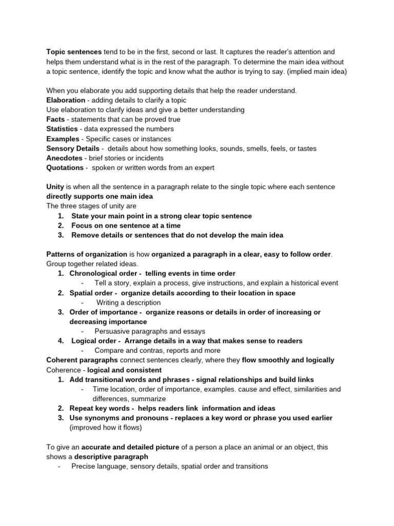 Writing Effective Paragraphs Guide | PDF | Essays | Cognitive Science
