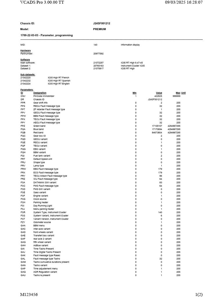 Mid 140 | PDF | Machines | Automotive Technologies