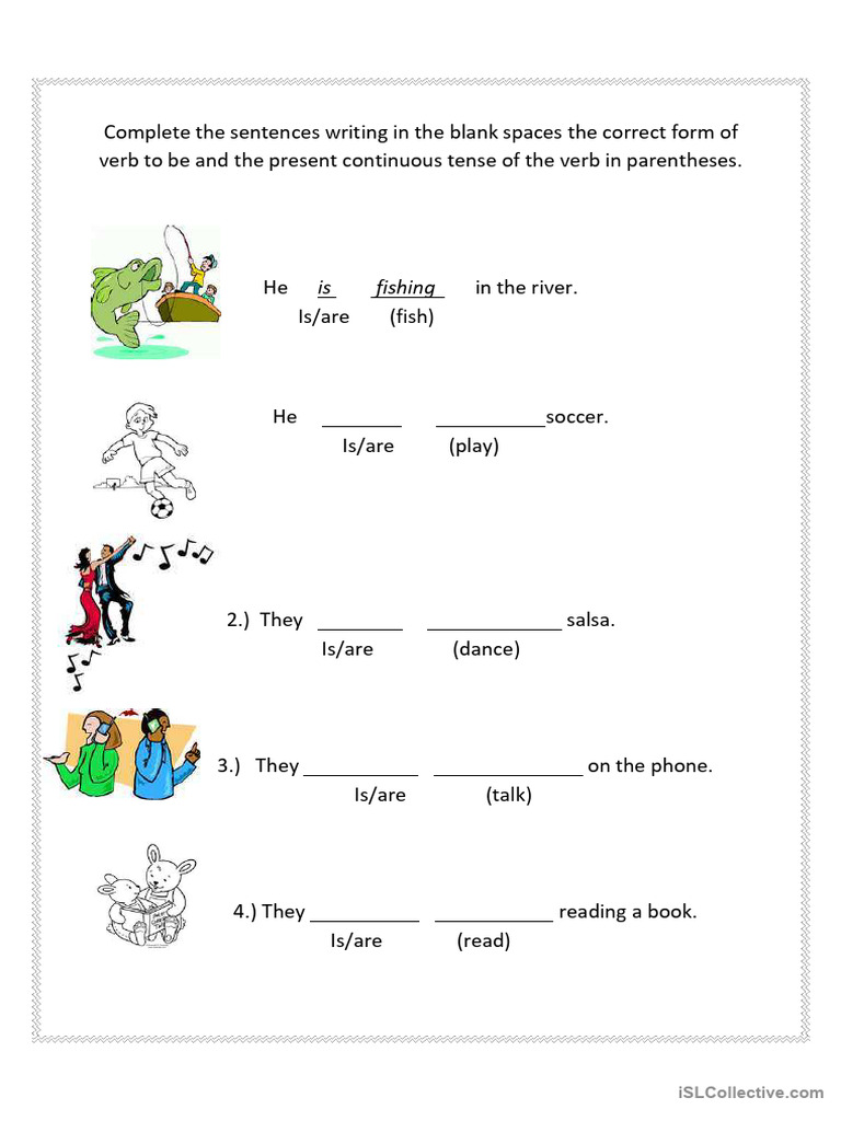 Present Continous Tense | PDF