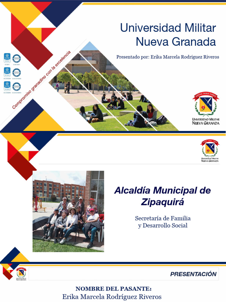 Presentación - Sustentación de Pasantía | PDF