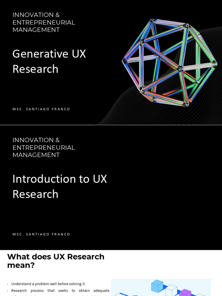 User Experience - Class - CLASE 6 P2 | PDF | Usability | Innovation